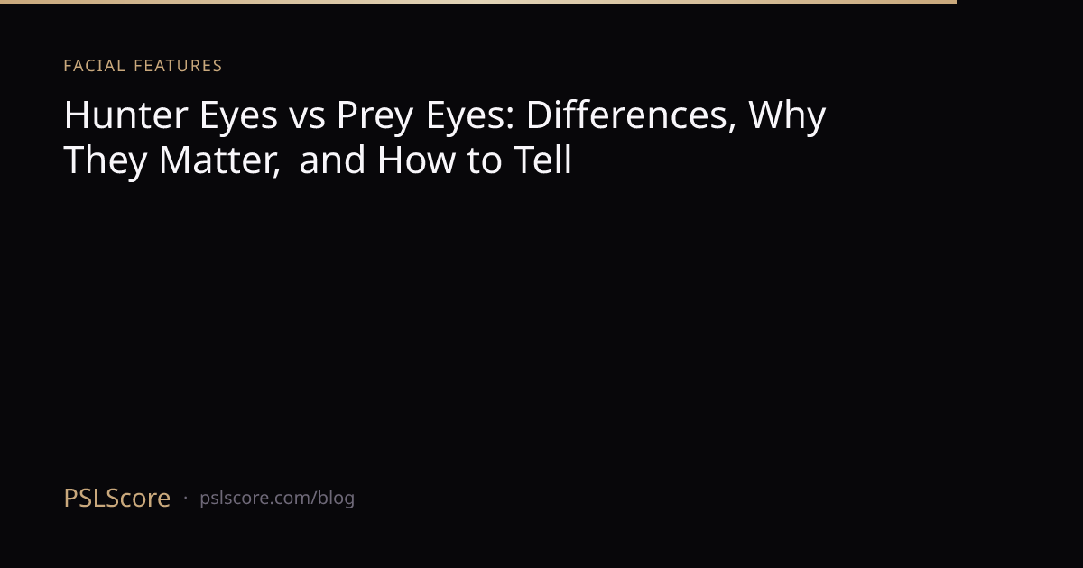Hunter Eyes vs Prey Eyes: Differences, Why They Matter, and How to Tell ...